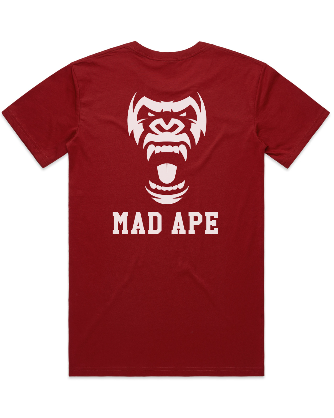 Core Words Tee - Cardinal/White – Mad Ape