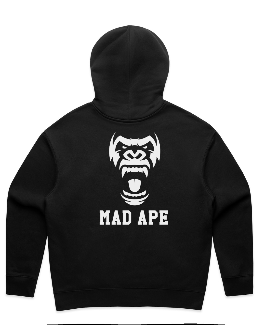 W Core Words Hoodie - Black – Mad Ape